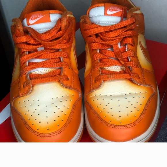 Nike | Shoes | Nike Dunk Low Magma Orange Sneakerssz W5 | Poshmark